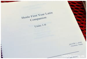 Henle Latin Resources - Family Style Schooling