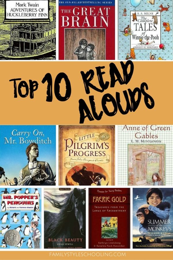 Top 10 Read Alouds - Family Style Schooling