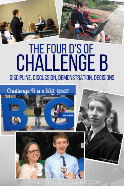 The Four D's of Challenge B - Family Style Schooling