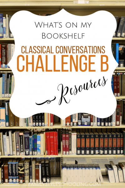 What's on My Bookshelf: Challenge B Resources - Family Style Schooling