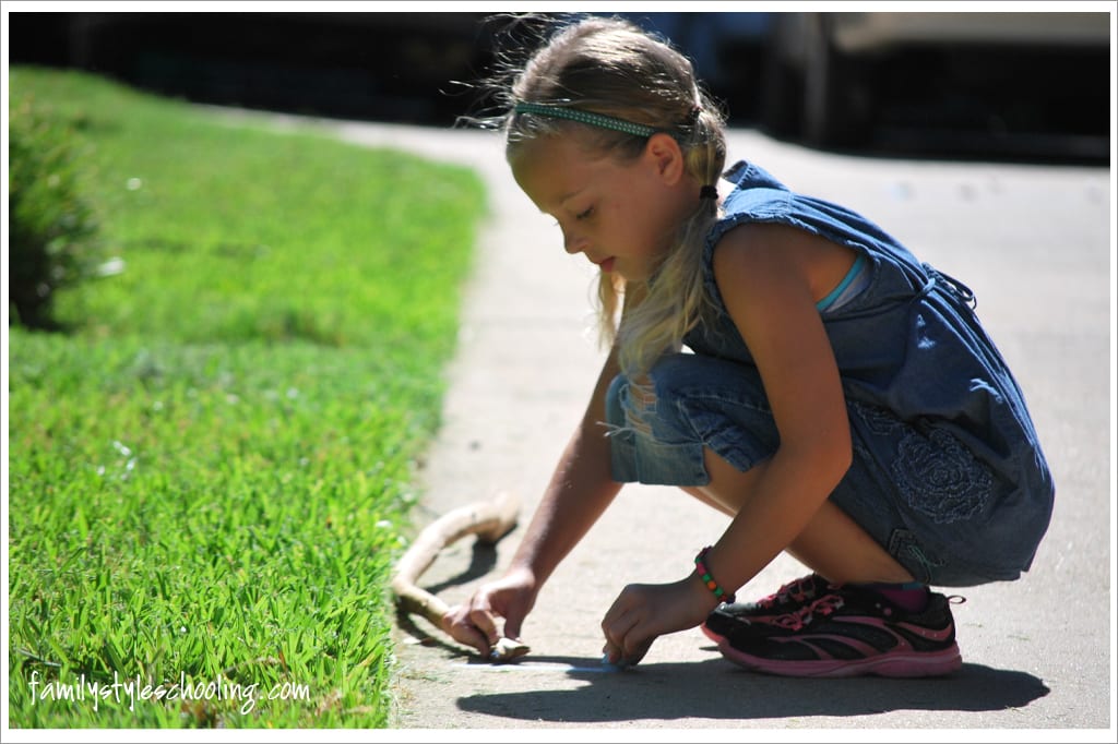 Taking Math Outside - Family Style Schooling