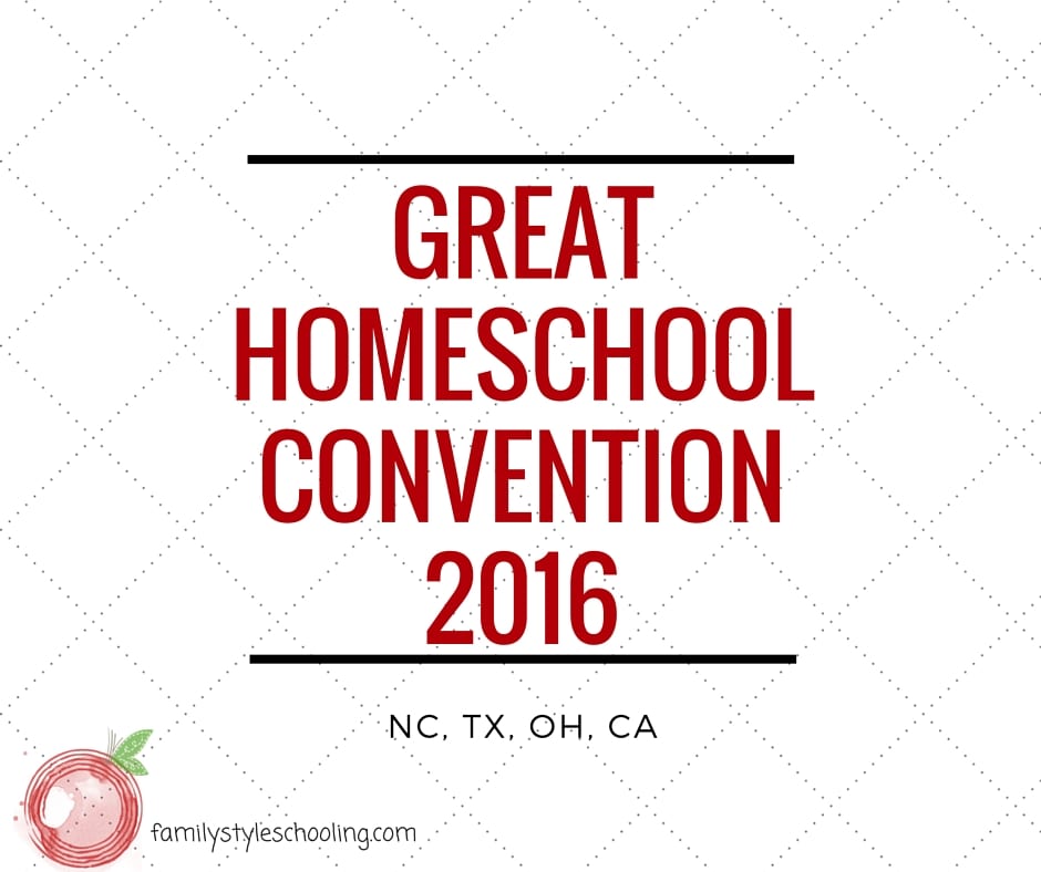 Great Homeschool Convention 2016 - Family Style Schooling