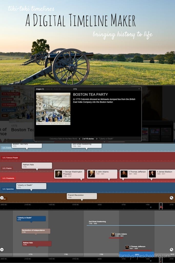 Tiki-Toki Digital Timeline Maker - Family Style Schooling