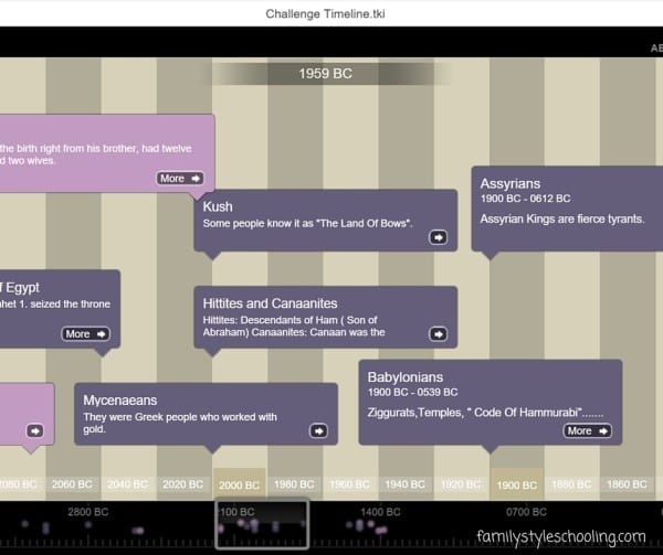 Tiki-Toki Digital Timeline Maker - Family Style Schooling