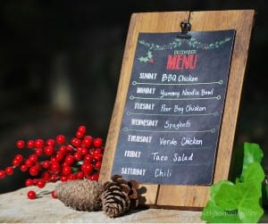 December Menu Printable - Family Style Schooling