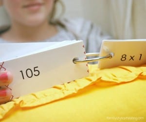 Free Printable: Key Ring Math Facts Flashcards - Family Style Schooling