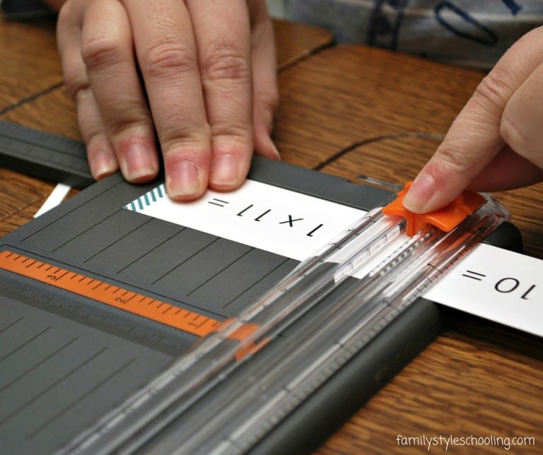 Free Printable: Key Ring Math Facts Flashcards - Family Style Schooling