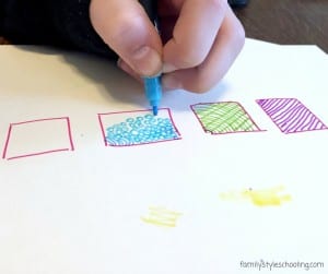 Art Inspiration - Playing with Patterns - Family Style Schooling