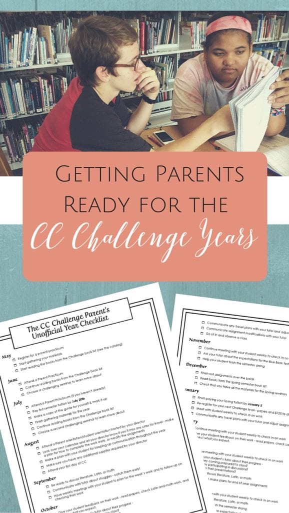 Getting Parents Ready for the CC Challenge Years
