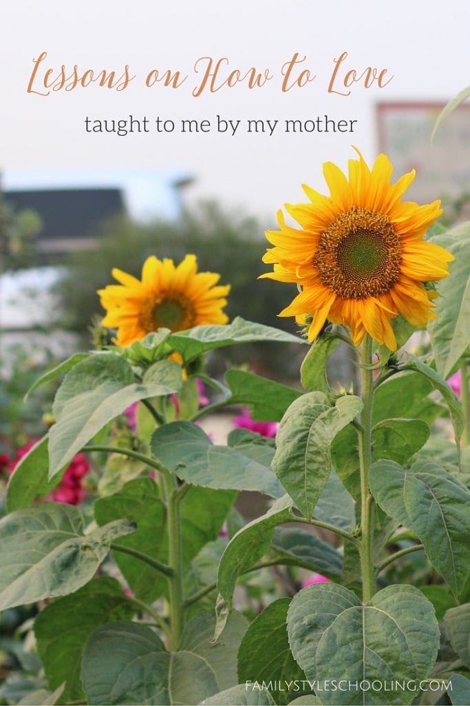 Lessons on How to Love - From Two Great Mothers