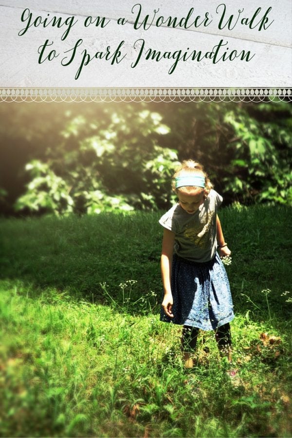 Going on a Wonder Walk to Spark Imagination - Family Style Schooling