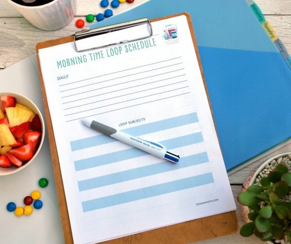 Making a Plan for Morning Time...and Sticking With It!