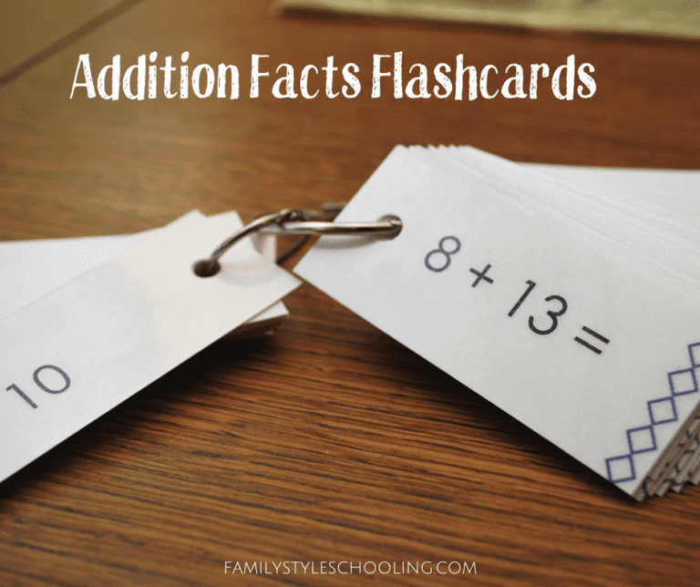 Math Facts Fun: Hands-On Learning Stations - Family Style Schooling