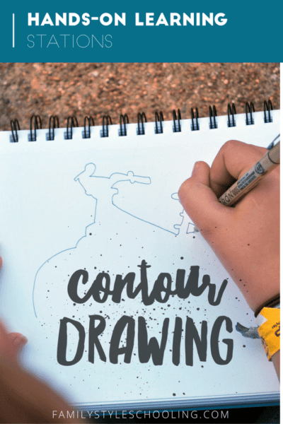 Contour Drawing: Hands-On Learning Stations - Family Style Schooling