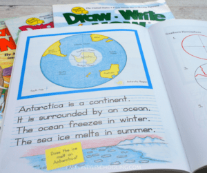Draw the World: Hands-On Learning Stations - Family Style Schooling