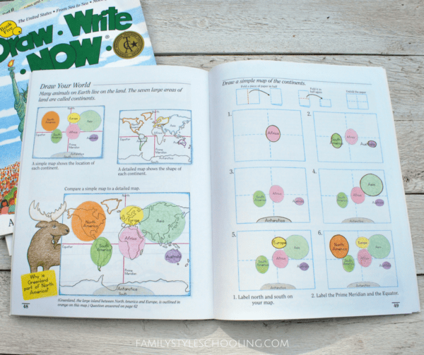 Draw the World: Hands-On Learning Stations - Family Style Schooling