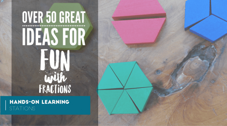 Fun With Fractions: Hands-On Learning Stations - Family Style Schooling