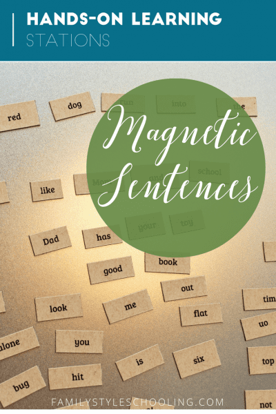 Magnetic Sentences: Hands-On Learning Stations - Family Style Schooling