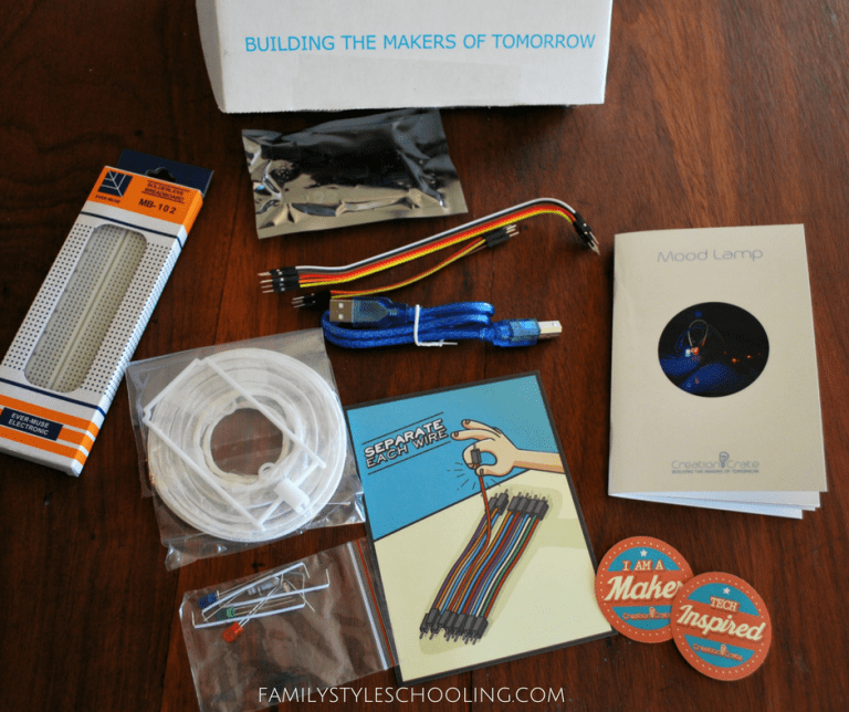 Hands on Electronics Training with Creation Crate - Family Style Schooling