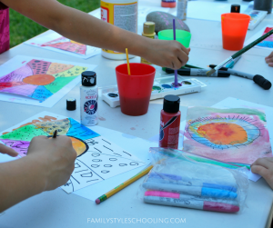 10 Fantastic Abstract Art Projects for Fall - Family Style Schooling