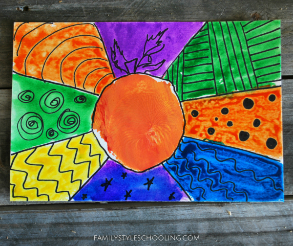 10 Fantastic Abstract Art Projects for Fall - Family Style Schooling