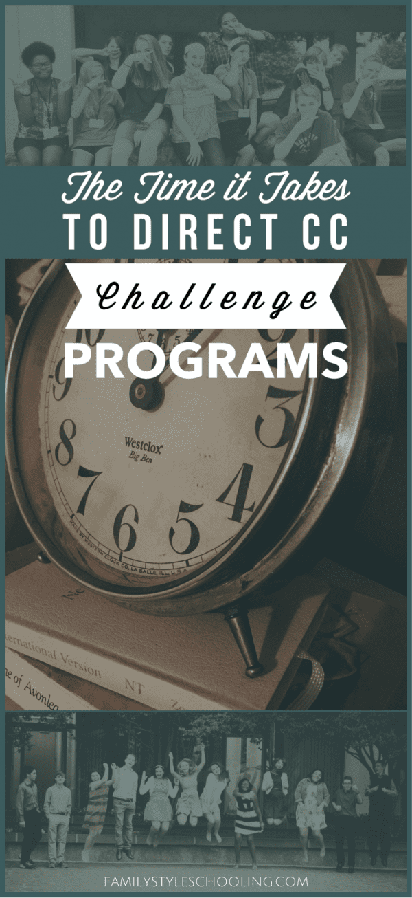 The Time it Takes to Direct CC Challenge Programs - Family Style Schooling