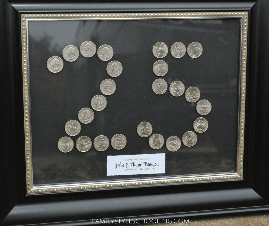The Perfect Gift For A Silver Anniversary Family Style Schooling