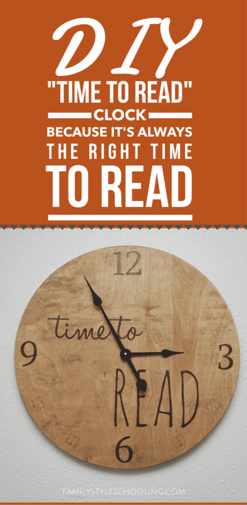 DIY Time to Read Clock...Because It's Always the Right Time to Read ...