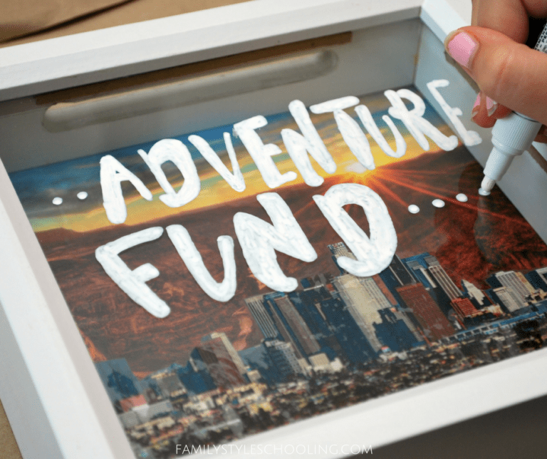 How To Start An Adventure Fund Savings With A Shadow Box - Family Style ...