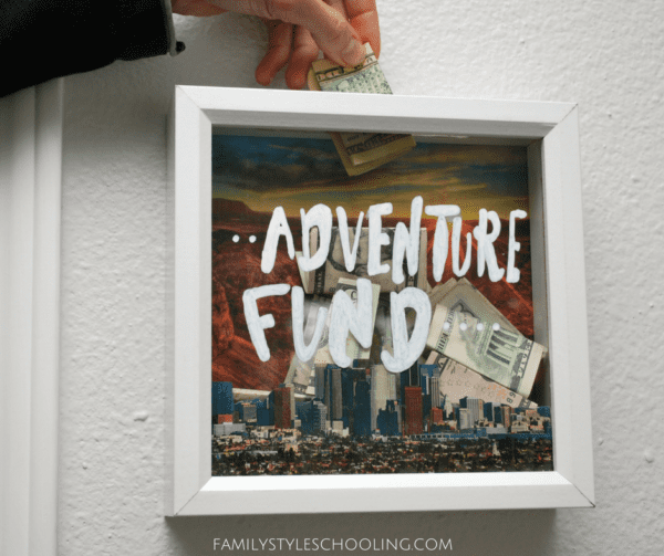 How To Start An Adventure Fund Savings With A Shadow Box - Family Style ...
