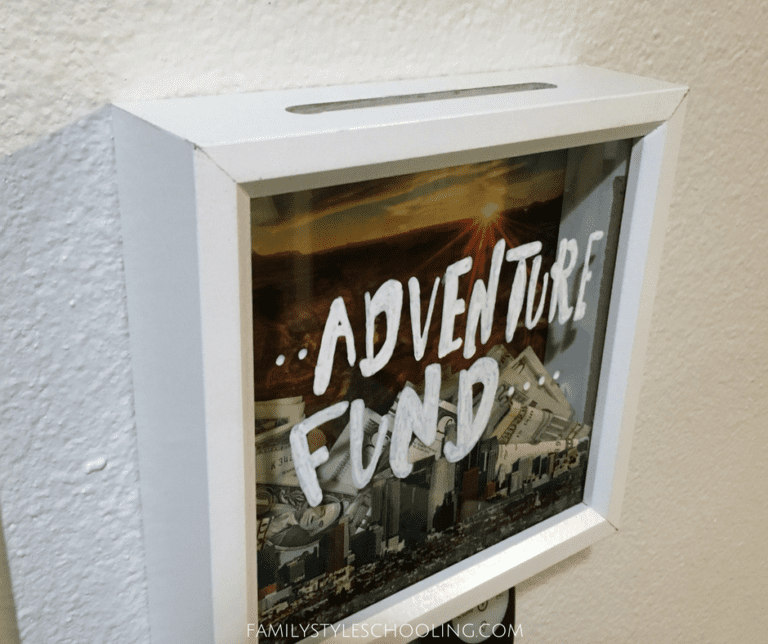 How To Start An Adventure Fund Savings With A Shadow Box - Family Style ...