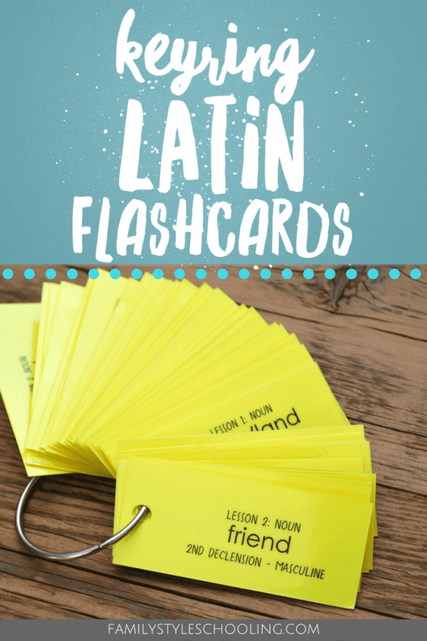 Henle's 1st Year Latin Vocabulary Keyring Flashcards