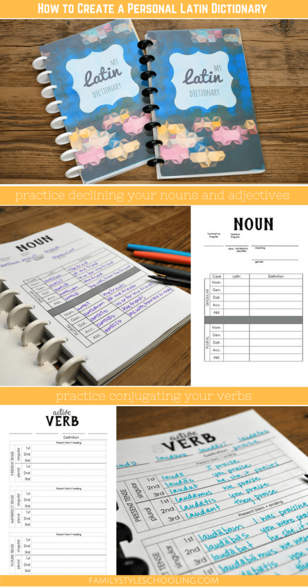 How to Create a Personal Latin Dictionary - Family Style Schooling