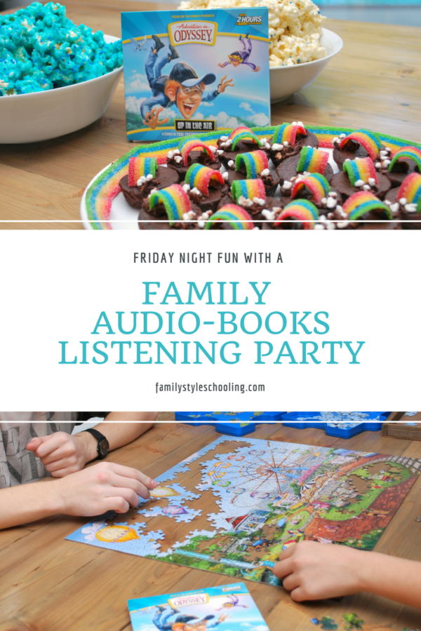 Friday Night Fun with a Family Audiobooks Listening Party