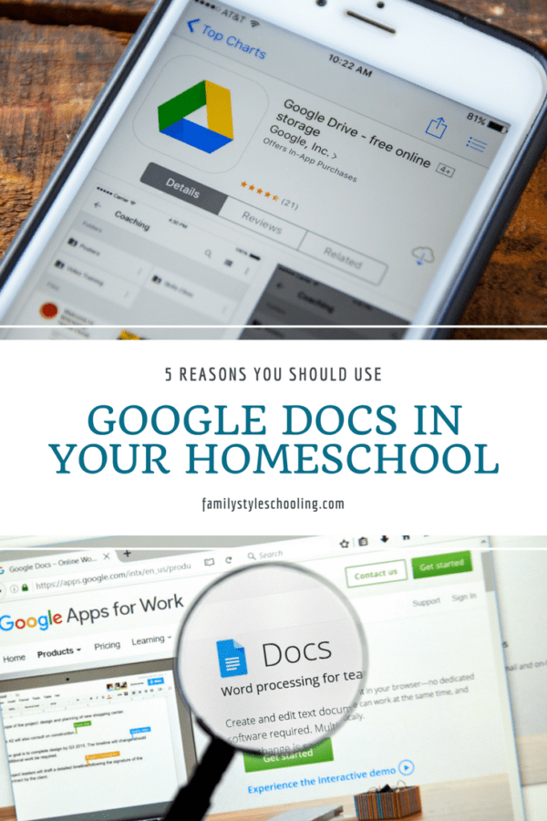 5 Reasons You Should Use Google Docs in Your Homeschool
