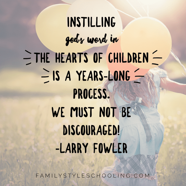 Instilling God's Word In Our Hearts - Road Map Month 7 - Family Style ...