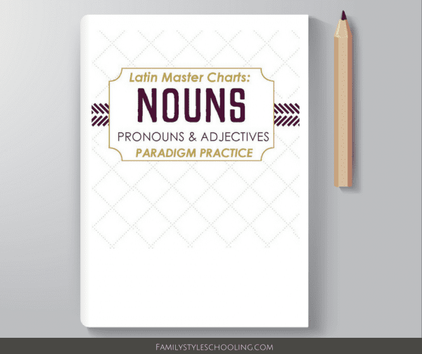 Latin Declensions & Conjugations Mastery Charts - Family Style Schooling