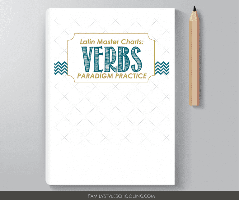 Latin Declensions & Conjugations Mastery Charts - Family Style Schooling