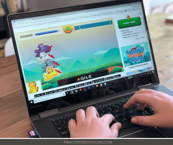 Free Typing Games to Build Typing Skills - Family Style Schooling