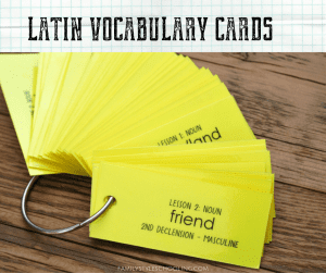 10 Ways to Practice Latin Vocabulary - Family Style Schooling