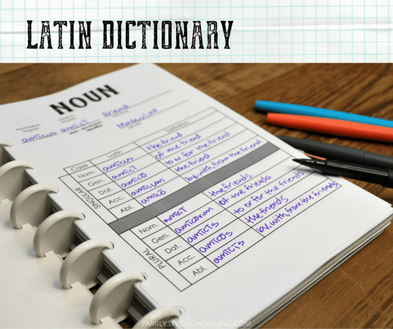 10 Ways to Practice Latin Vocabulary - Family Style Schooling