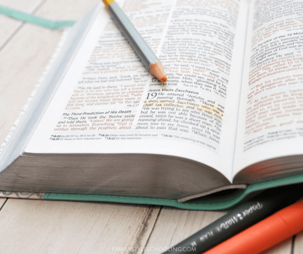 How to Use Comparison to Enhance Bible Study - Family Style Schooling