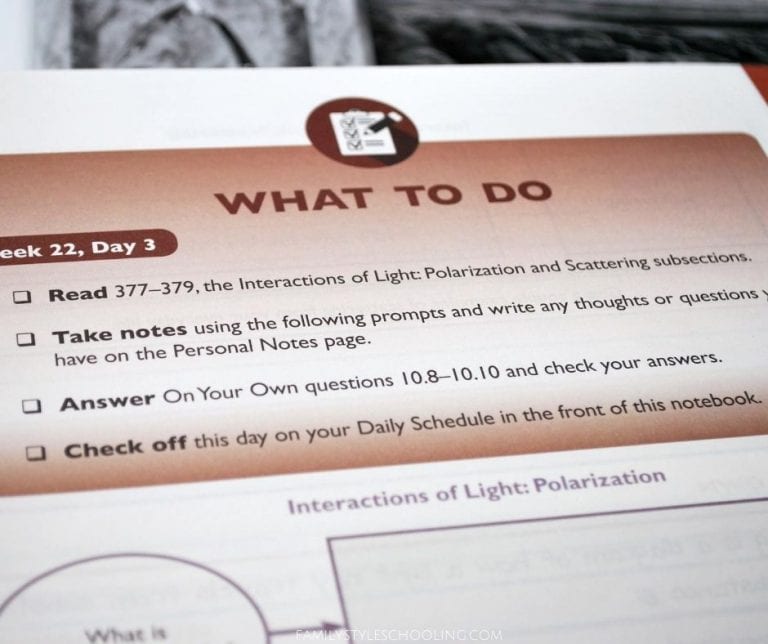 New Apologia Physical Science Review - Family Style Schooling