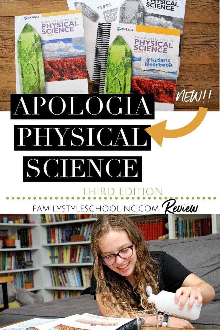 New Apologia Physical Science Review - Family Style Schooling