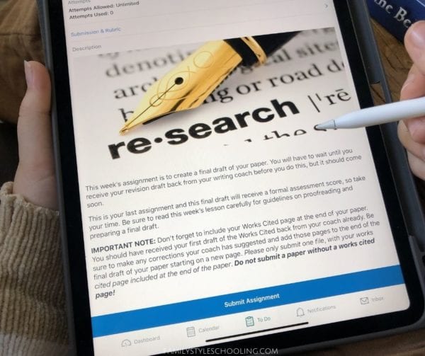 WriteAtHome High School Research Paper Workshop Review