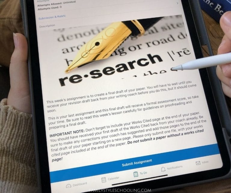 WriteAtHome High School Research Paper Workshop Review