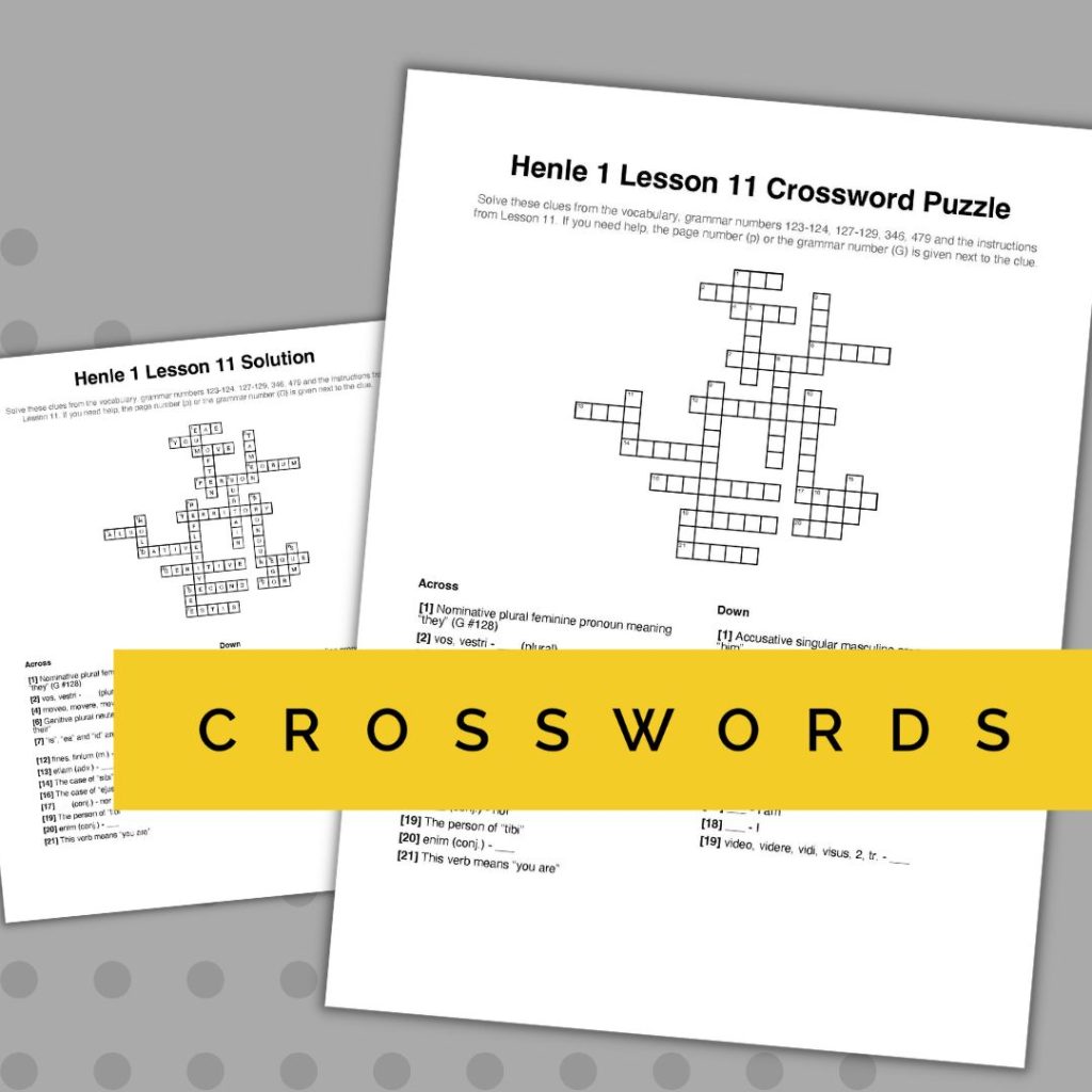 Henle 1 Word Puzzles PDF - Family Style Schooling
