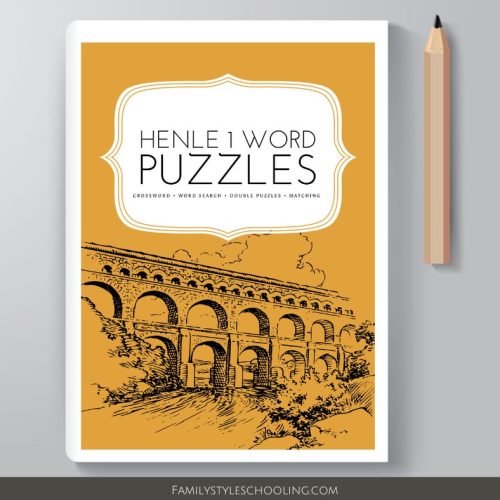 Henle 1 Word Puzzles Mega Bundle - Family Style Schooling